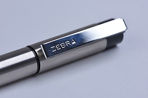 Zebra Pen G-Series Stainless Steel Gel Ink Pen JK-Refill, Fine Point, 0.5mm, Black Ink, 2 Count (Pack of 1)