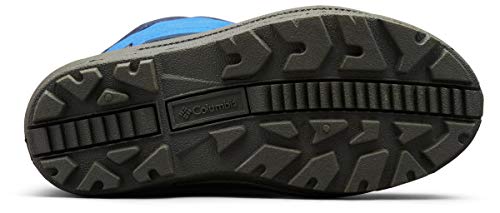Columbia unisex child Powderbug Plus Ii Snow Boot, Collegiate Navy/Chili, 2 Big Kid US