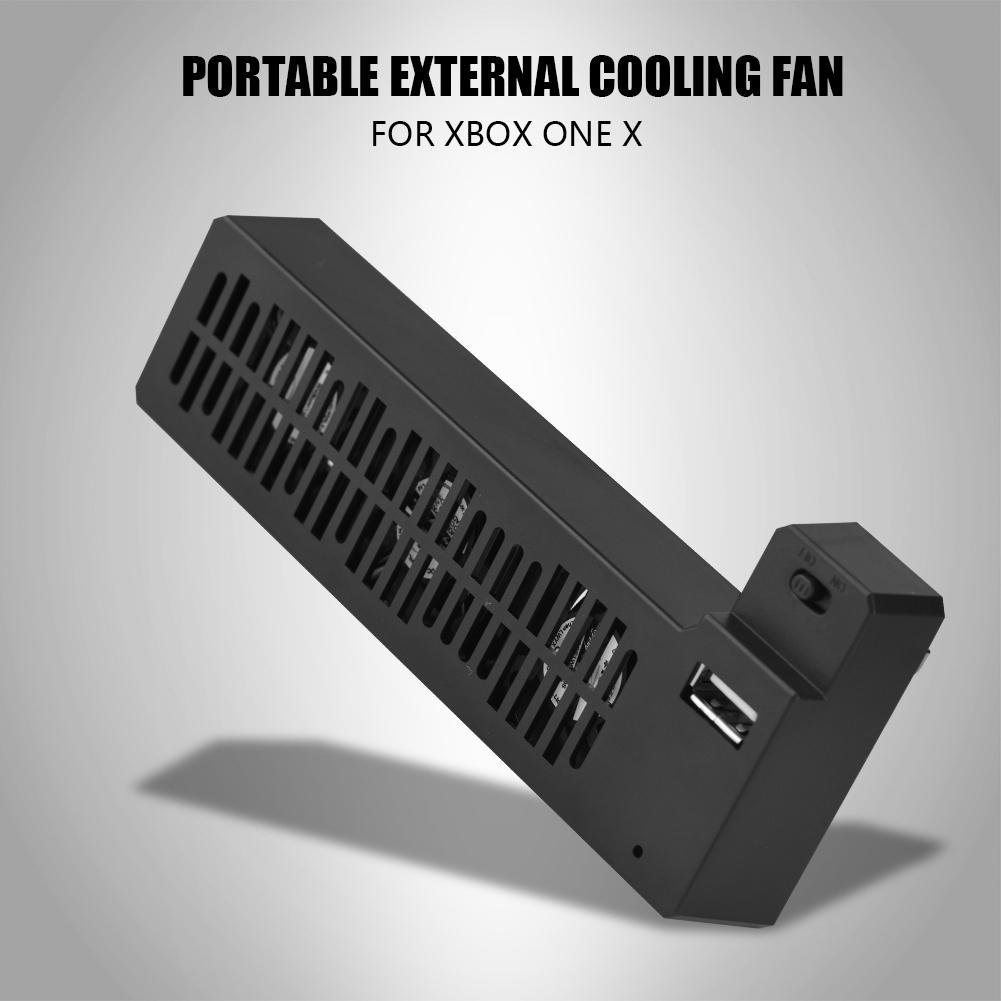 Xbox One Cooling Fan,External Intelligent Cooling Fan Efficient USB Heat Removal Fan for Xbox One X Game ConsoleXbox One Cooling Fan,External Intelligent Cooling Fan Efficient USB Heat Removal Fan