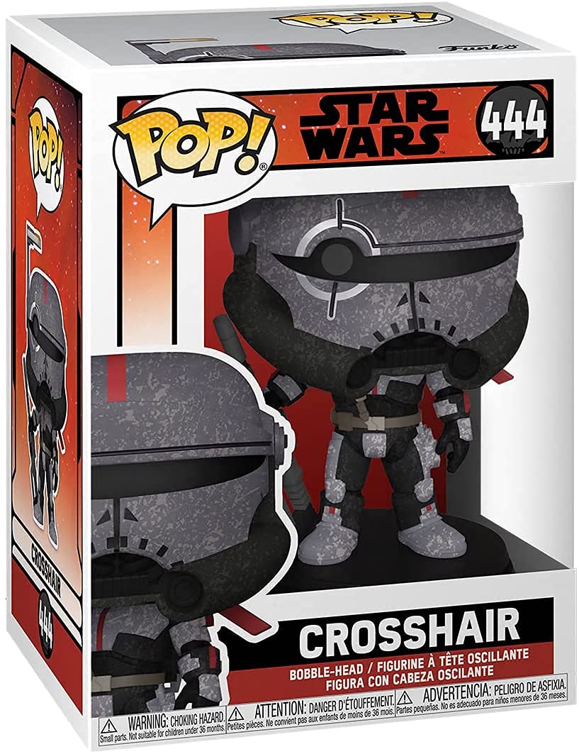 POP Star Wars: Bad Batch - Crosshair Funko ! Vinyl Figure (Bundled with Compatible Box Protector Case), 3.75 inches, Multicolored