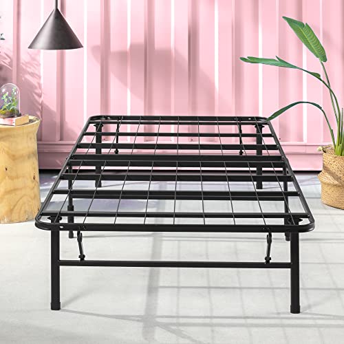 ZINUS SmartBase Tool-Free Assembly Mattress Foundation / 14 Inch Metal Platform Bed Frame / No Box Spring Needed / Sturdy Steel Frame / Underbed Storage, Twin XL