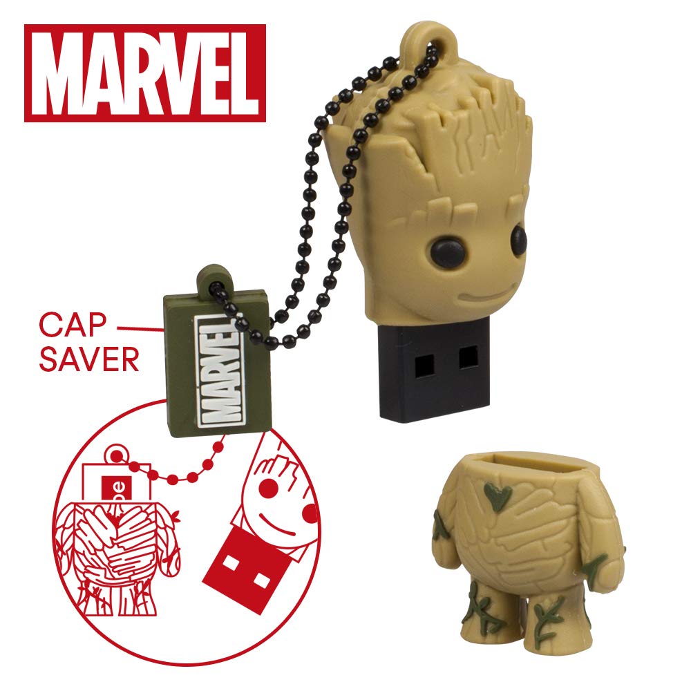 Tribe FD035502 Guardians of the Galaxy- Groot 16GB USB Flash Drive memory