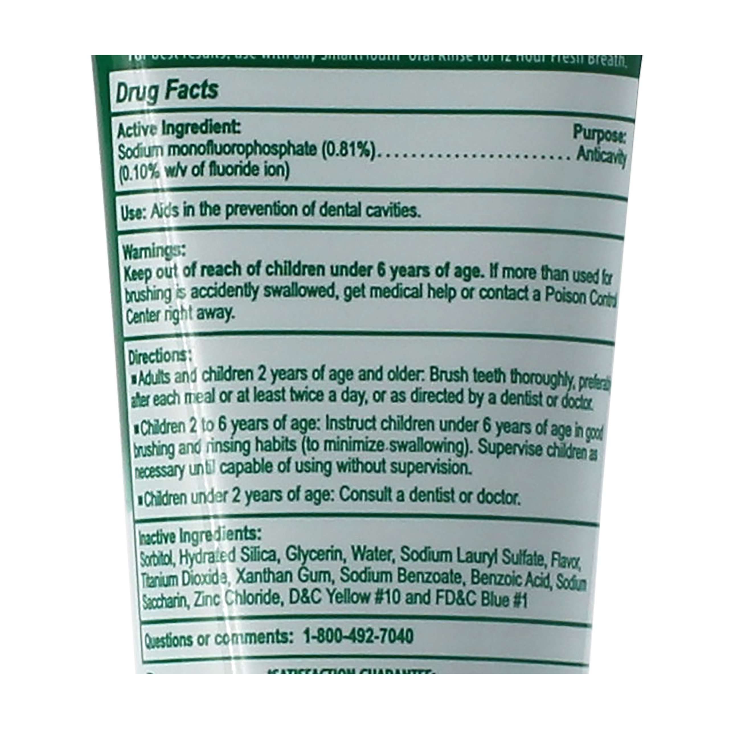 SmartMouth Premium Toothpaste, Travel Friendly 3.4 Ounce Size