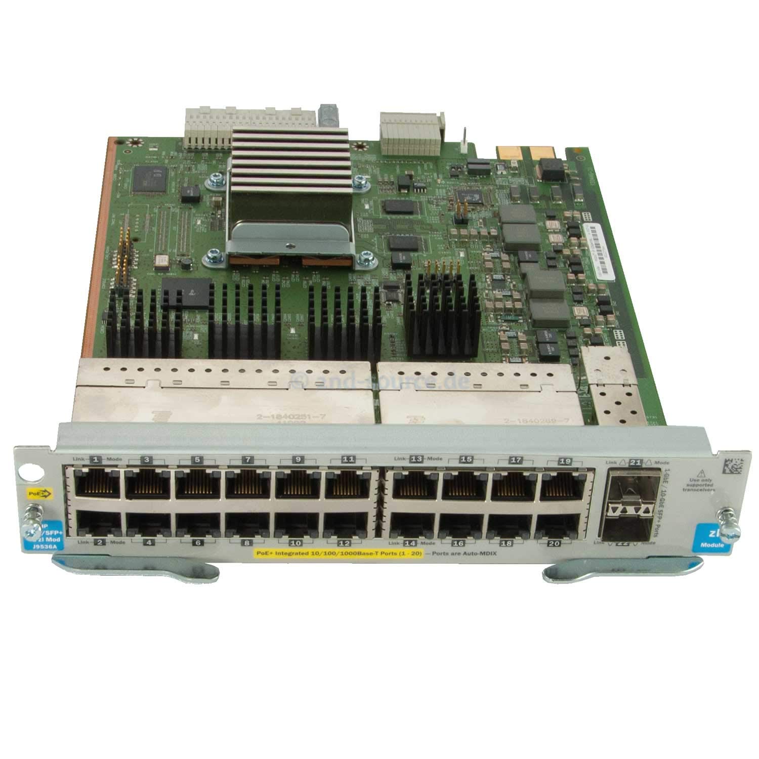 HP J9536A 20-port Gig-T PoE+ v2 zl Module - J9536-6100?Çï1