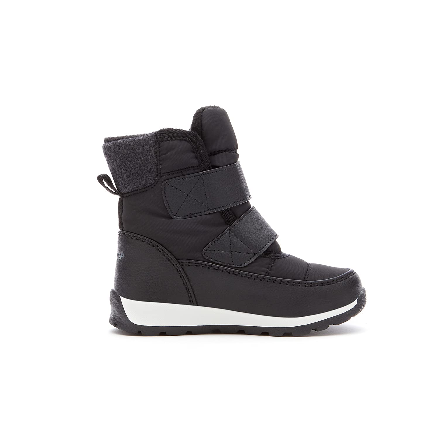 Weestep Grils Boys Winter Cold Weather Water Resistance Snow Boot(Toddler/Little Kid)(8 toddler, Black)