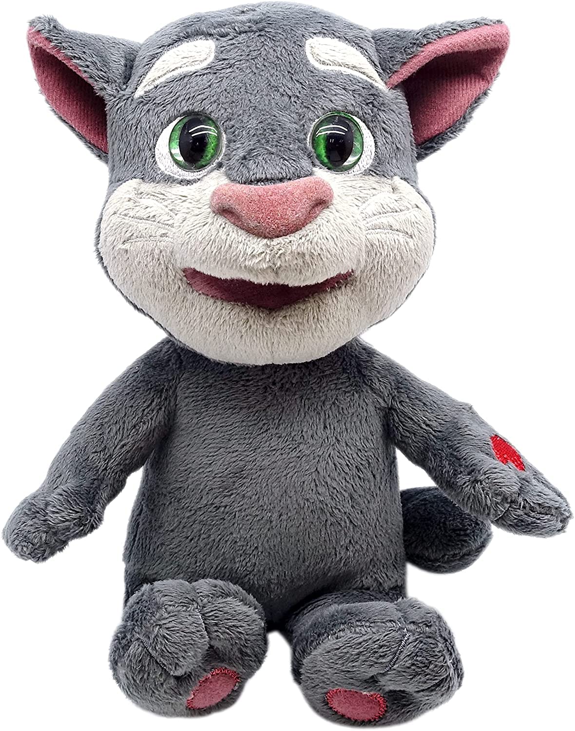 Official Talking Tom & Friends 10 Inch Tom Plush Toy with Interactive Talkback & App Sounds Features | an Original, Fun & Educational Cuddle Toy for Baby & Kids
