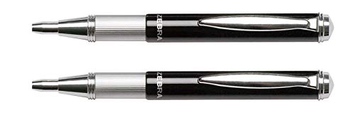 Zebra 10110 Telescopic Ballpoint Pens (Pack of 2) 1mm, Pocket Clip