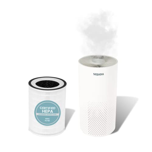 Vive Sequoia Air Purifier- Home Air Purifier Large Room, Car, Bedroom, Office, Door Room, Desk - Portable Quiet Air Cleaner for Dust, Allergies, Odors, Smoke, Pollen - HEPA Filter, 3 Stage Filtration