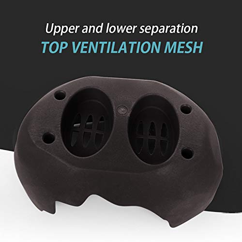 TINTON LIFE Reptile Hideouts Box with 2 Ceramic Sinks to Increase Humidity Terrarium Reptile Hide Habitat Humidify Cave for Turtle Lizard Tortoise Amphibians Snake, 9.8x5.9x5.9 Coffee