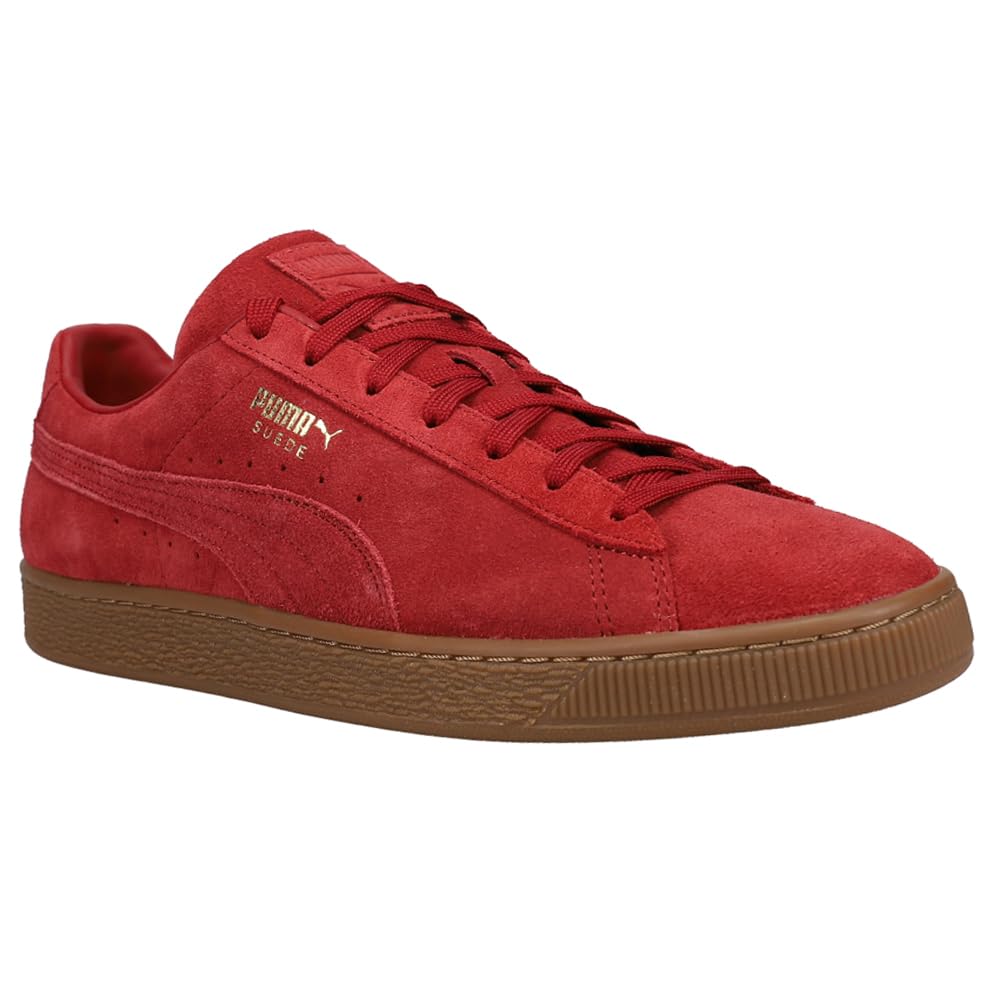 PUMA Select Men's Suede Classic Plus Sneakers, Black/White, 12 Medium US