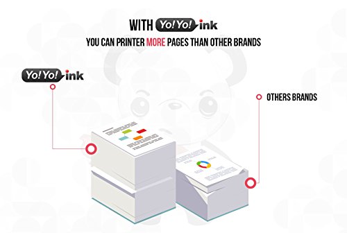 YoYoink Remanufactured Ink Cartridge Replacement for HP 934XL / 935XL High Yield (1 Black, 1 Cyan, 1 Magenta, 1 Yellow; 4-Pack)