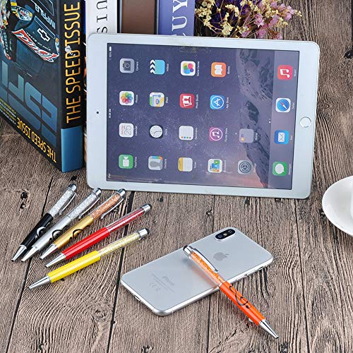 Stylus Pen Crystal Ballpoint Pens Capacitive Diamond Writing Pens Music Note Ball Point Fit All Touch Screens Device (Stylus Ballpoint)
