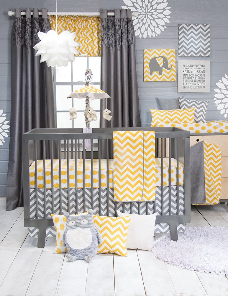 Sweet Potato Crib Bedding Set, Swizzle, 3 Piece
