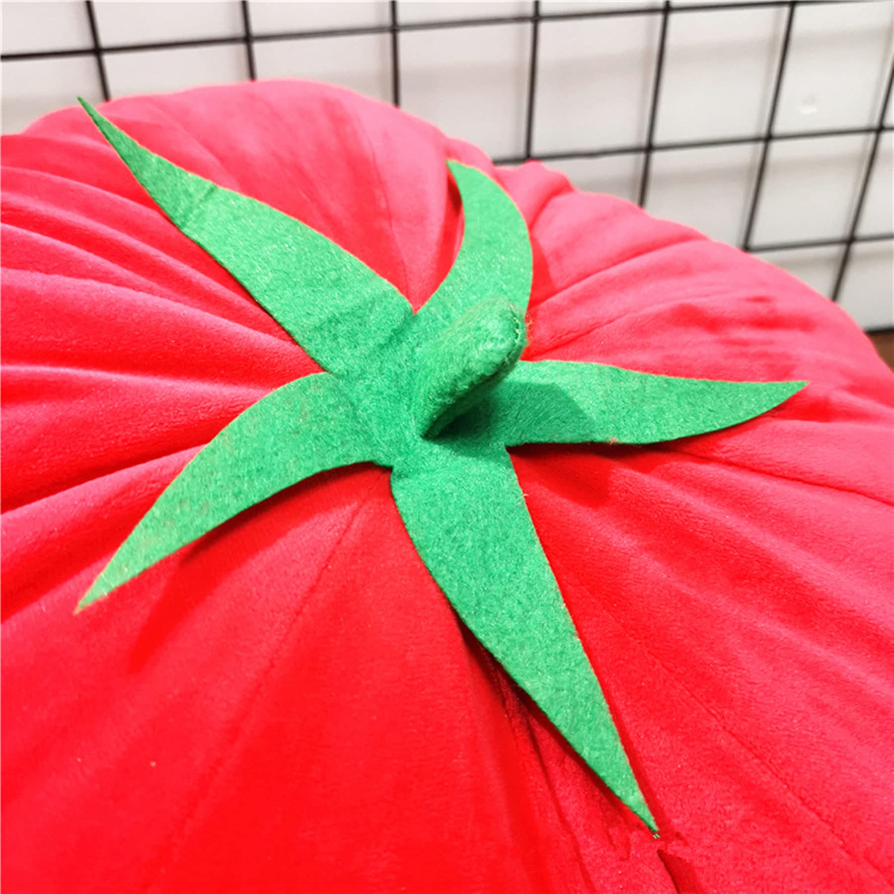 REXCHI Simulation Delicious Tomato Pillow Soft Cute Plush Cushion Office Home Decoration Birthday Gift