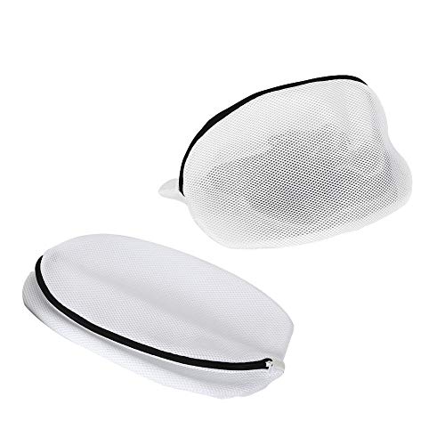 Vivifying Shoe Washing Bag, Set of 3 Mesh Shoe Laundry Bags with Zip Closure for Sneakers, Running Shoes, Socks, Bras