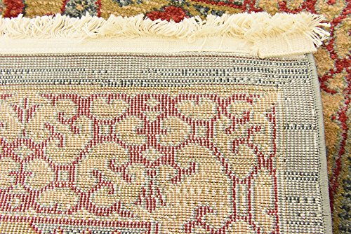 Unique Loom Palace Collection Area Rug - Saray (2' x 3' 1" Rectangle, Light Blue/ Red)