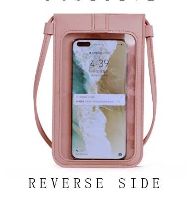 Pretty DS luxury Bag Cell Phone Purse Wallet with Credit Card,ID, Slots for all ladies., pink