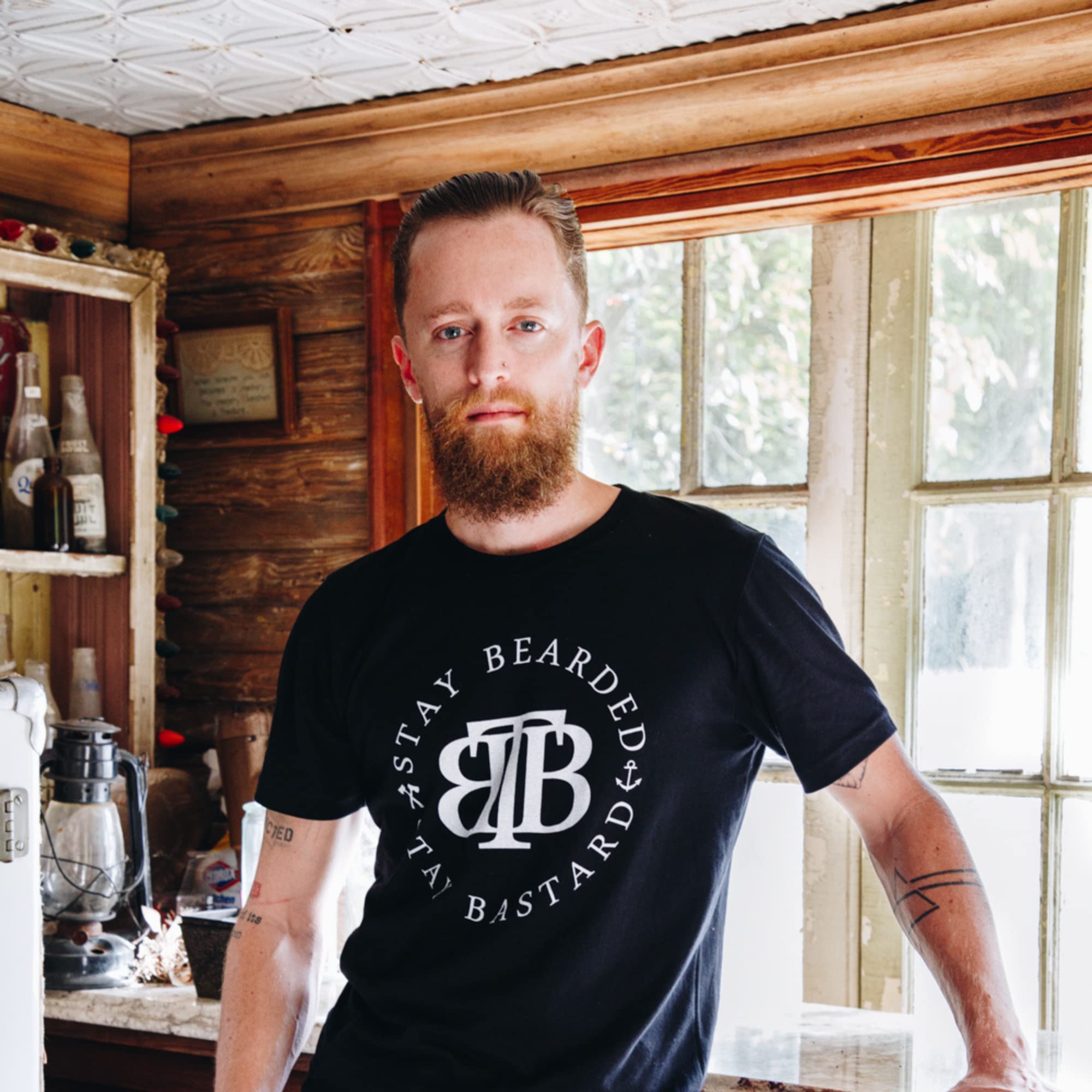 TBB Man of the Woods Beard Balm for Men | Tame & Style Your Beard | Beard Conditioner with Shea Butter, Jojoba Oil, Argan Oil (2 Oz.)