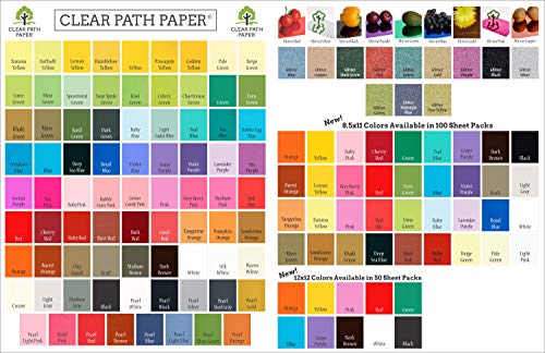 Violet Purple Cardstock - 12 x 12 inch - 65Lb Cover - 25 Sheets - Clear Path Paper