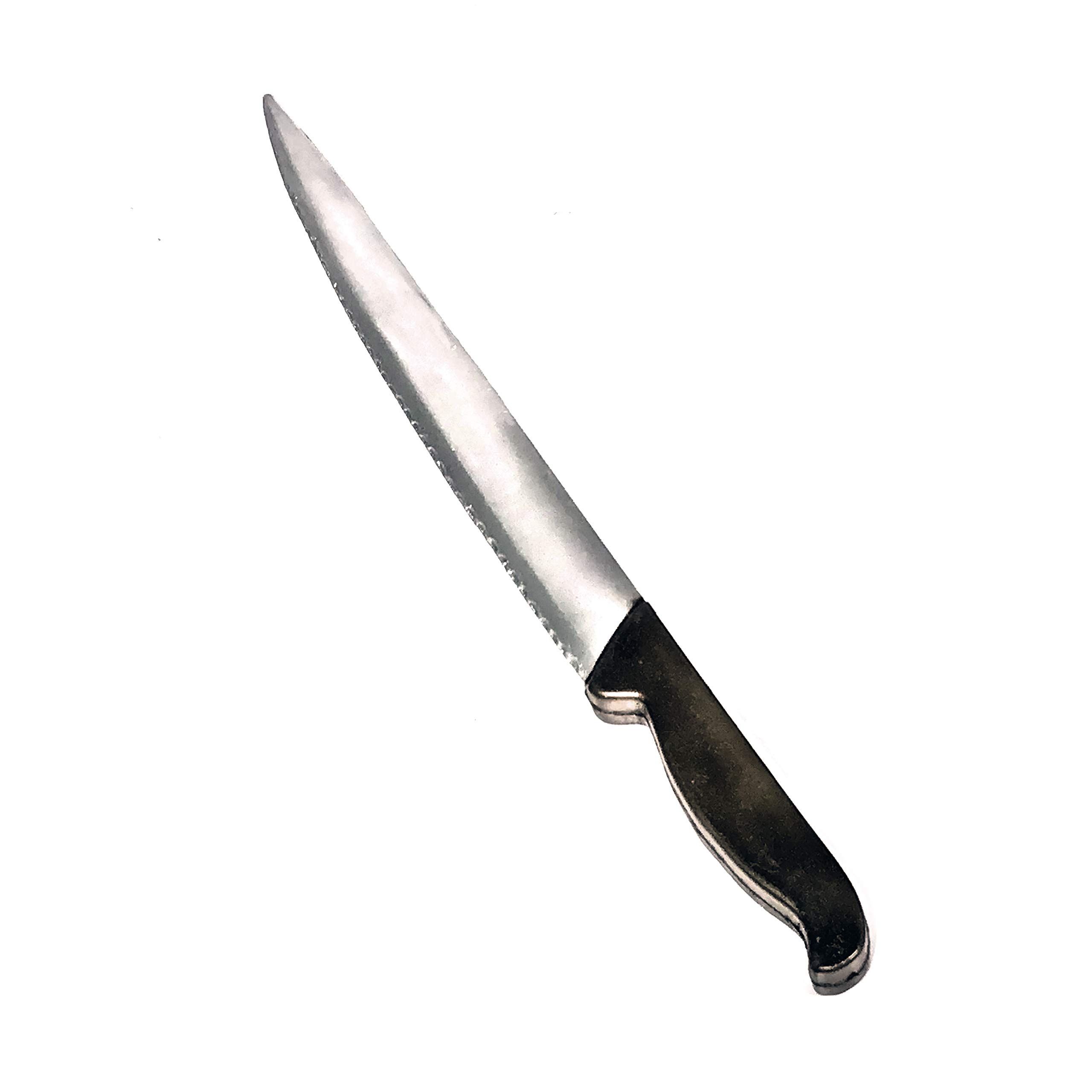 Hero's Edge Fake Knife Foam Rubber Large Serrated Style Safe Prop or Halloween Accessory