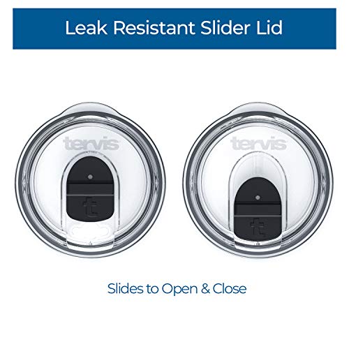 Tervis Check Meowt Stainless Steel Tumbler with Clear and Black Hammer Lid 20oz, Silver