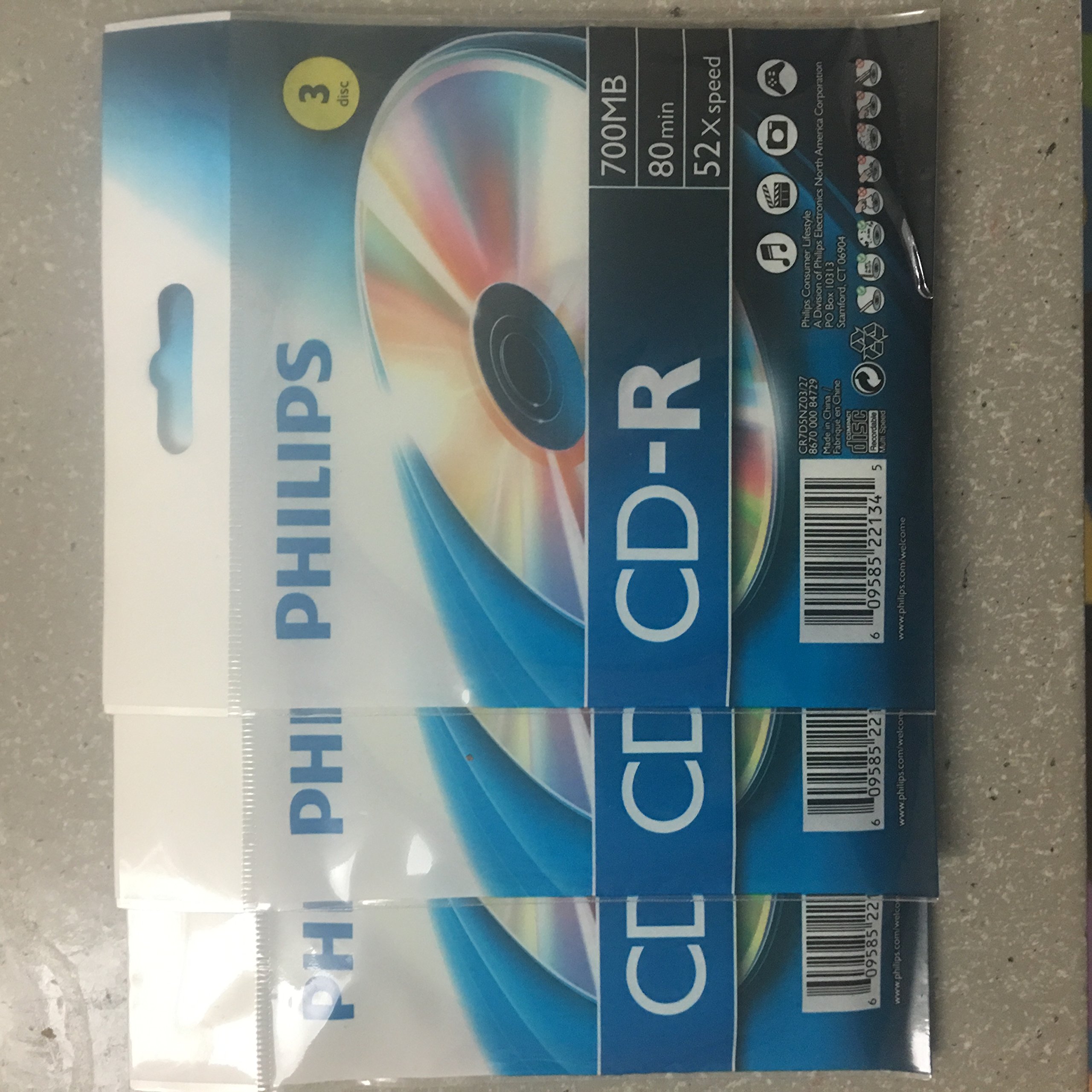 Philips 700 MB C-Dr Foil Wrap 3 Pack (CR7D5NZ03/27)