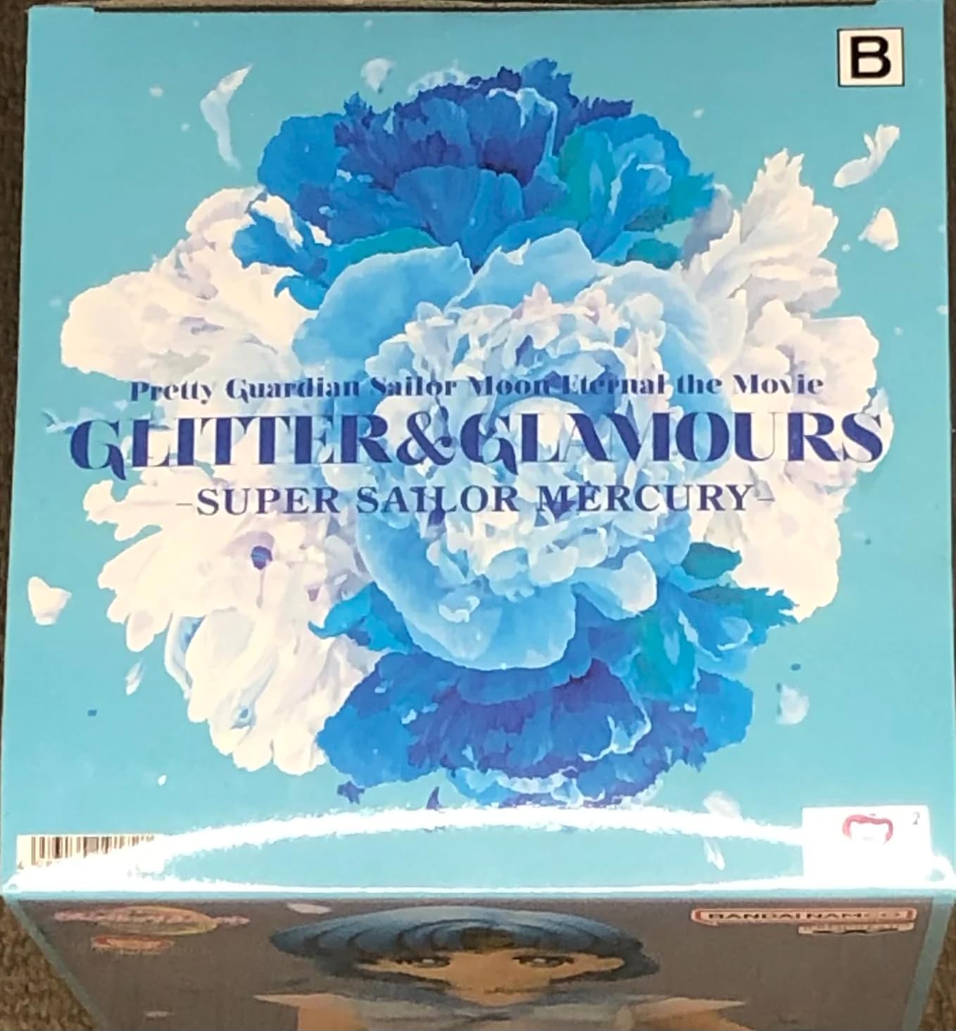 Banpresto 19172 Pretty Guardian Sailor Moon Eternal The Movie Glitter&GLAMOURS-Super Sailor Mercury-(ver.B)