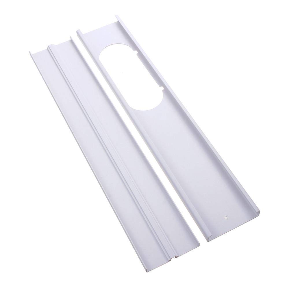 NC KDAFA Screws,2pcs 55-110cm Adjustable Window Slide Kit Plate Air Conditioner Wind Shield for Portable Air Conditioner