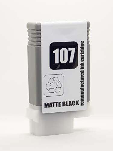 XL-Ink Compatible for Canon PFI-107/PFI107 6-Pack (2X Matt Black, Black, Cyan, Magenta, Yellow)