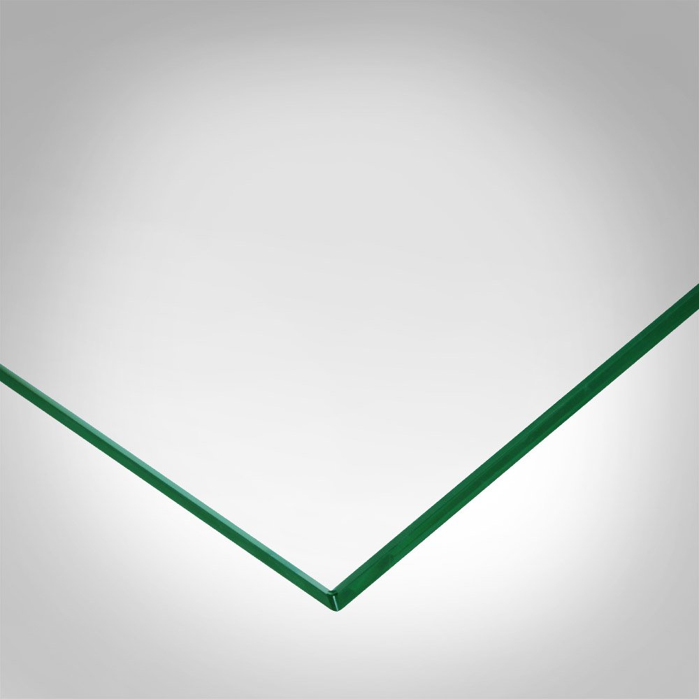 Dulles Glass 60" Square Glass Table Top - Tempered - 1/4" Thick - Flat Polished Glass - Eased Corners