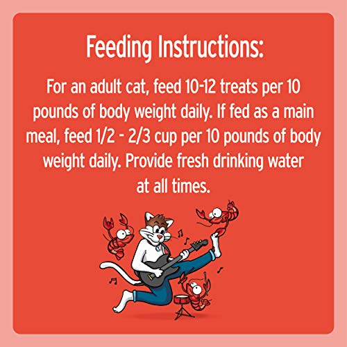 TEMPTATIONS Cat Treats Rockin' Lobster Flavor, (10) 6.3 oz. Pouches , 10 count