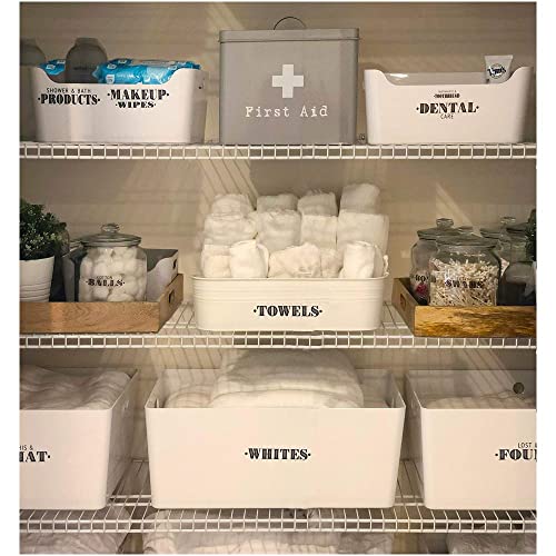 Talented Kitchen Farmhouse Bathroom Beauty Organization Labels β 72 Bathroom & Makeup Organization Preprinted Sticker. Water Resistant, Canister Labels. Jar Decals Bath Storage (Set of 72 β Bathroom)