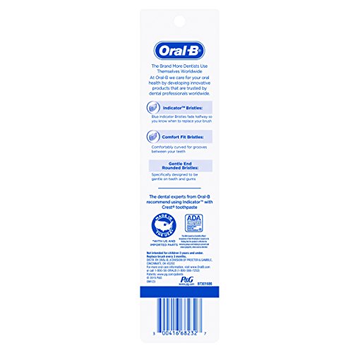 Oral-B Indicator Contour Clean Soft Toothbrush, 4 Count