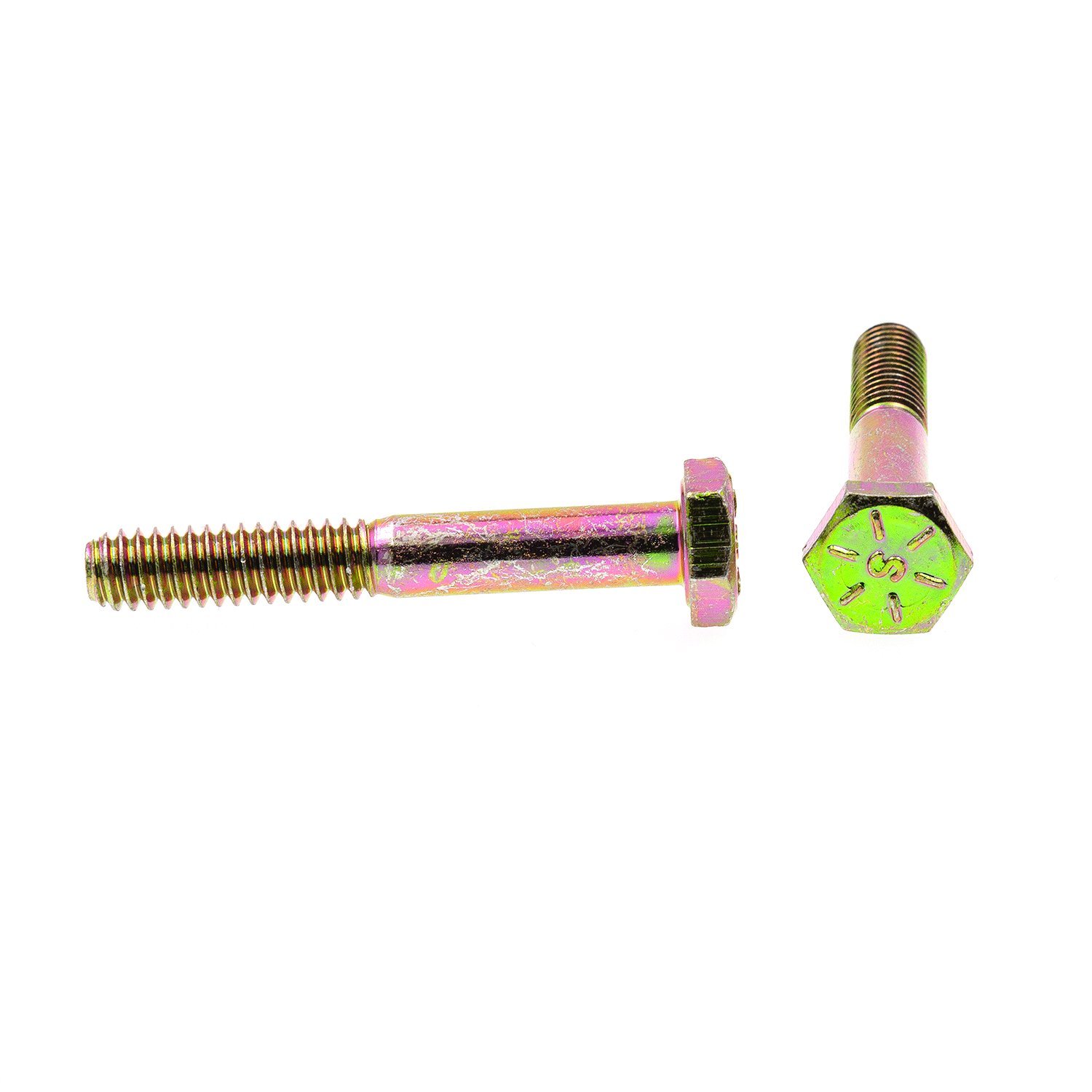 Prime-Line 9104706 Hex Head Cap Screws, Grade 8, 1/4 In.-20 X 1-3/4 In., Grade 8 Yellow (25 Pack)