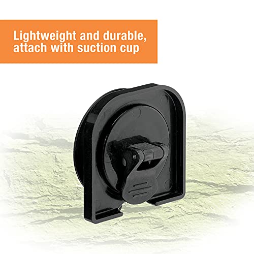 Zilla Vertical Décor Mushroom Feeding Ledge One Size,Brown