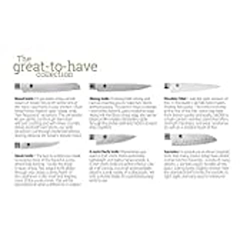 Shun Cutlery Classic 5-Piece Starter Block Set, Kitchen Knife and Block Set, Includes Classic 8β Chef, 6β Utility & 3.5β Paring Knives, Handcrafted Japanese Kitchen Knives