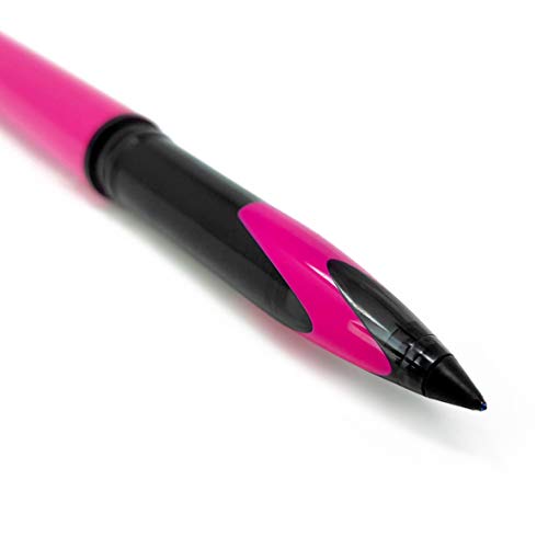Uni-Ball AIR Micro - 0.5mm Fine Rollerball - Blue Ink - Assorted Barrels - 5 Pack