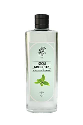 Rebul Green Tea Eau De Cologne Green Tea Scent with Essential Nutrients Cologne Splash (9.1 Fl Oz)