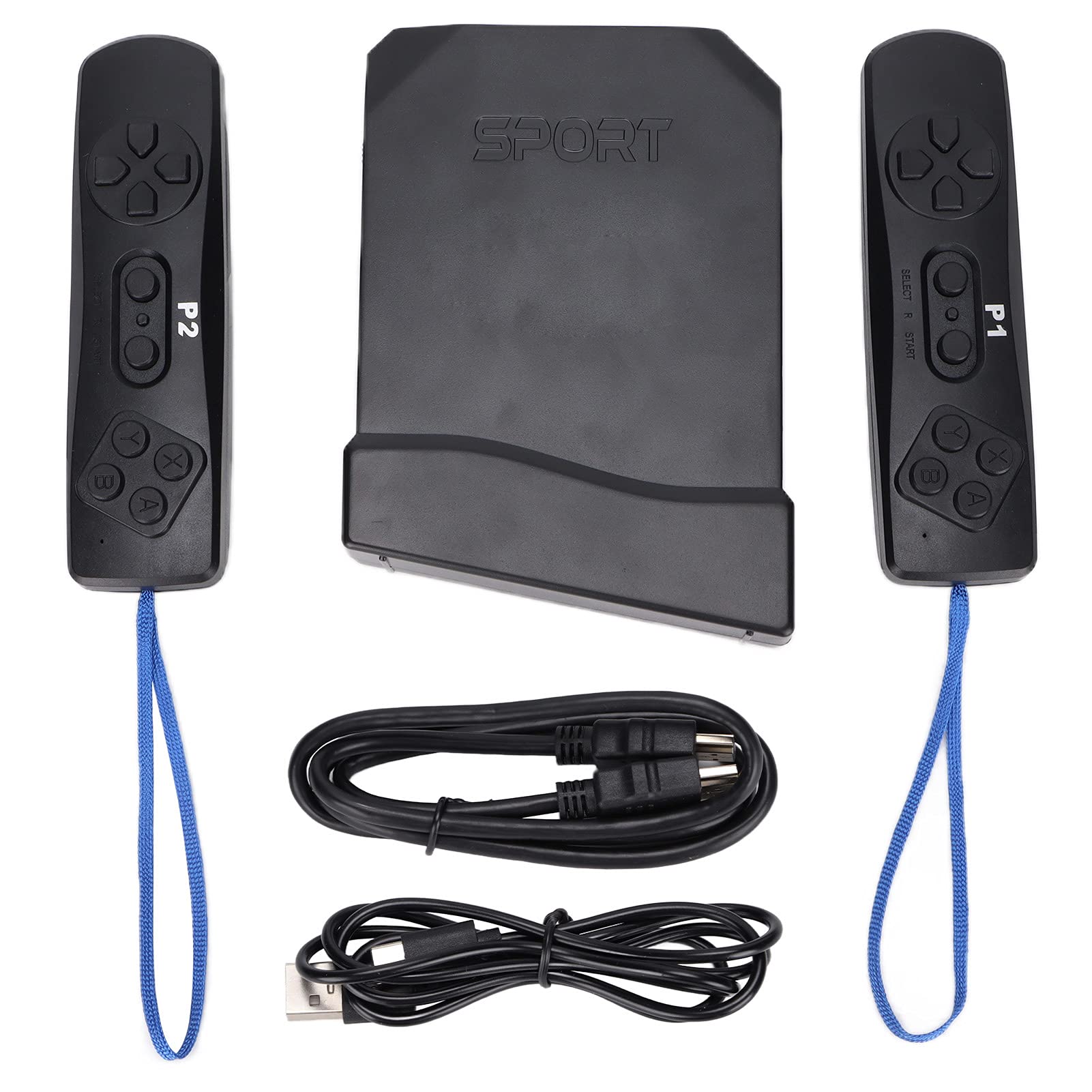 Retro Game Console, Handheld Wireless TV Game Console 32?Bit Somatosensory Game Console Host with 2 Wireless Controllers with HD Game Screen, Support PAL, NTSC and other global TV standards
