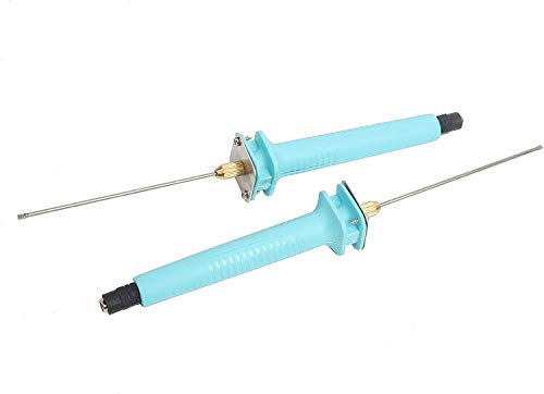 YaeTek 2 Pcs Foam Cutter Electric Cutting Machine Pen 100V-240V 15W Craft Hot Knife 10CM Styrofoam Cutting Pen with Electronic Voltage Transformer Adaptor, 2 x Foam Pen Cutters