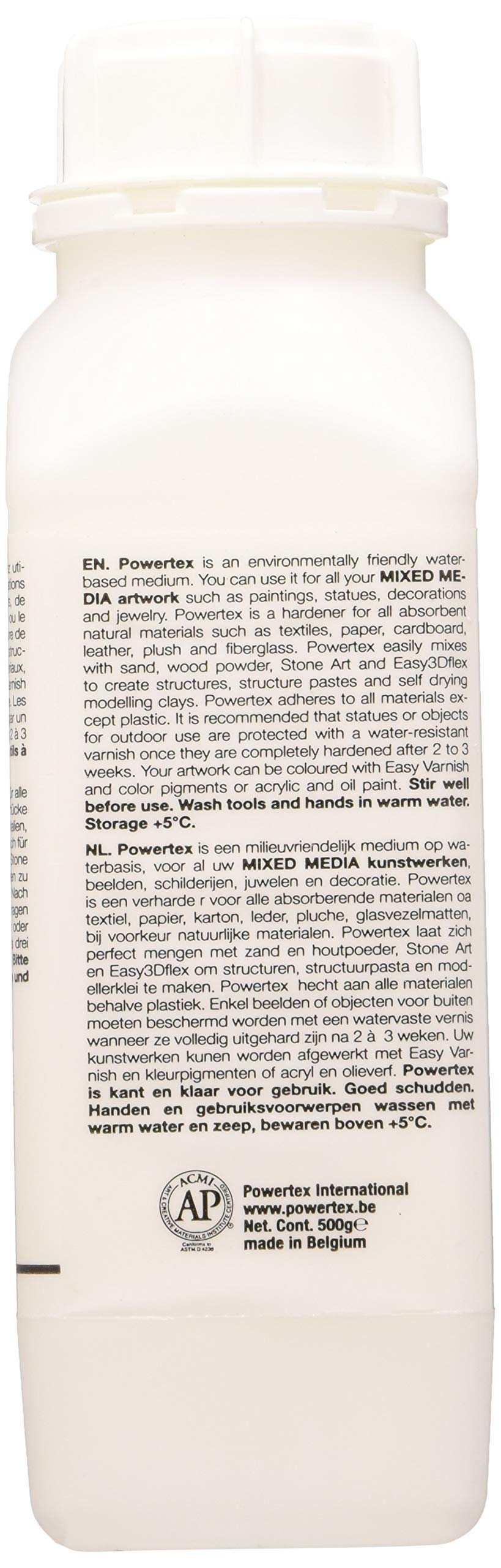 Powertex Transparent/Textile Hardener 500 g, Other Material, Multi-Colour, 500 g, Set of Pieces