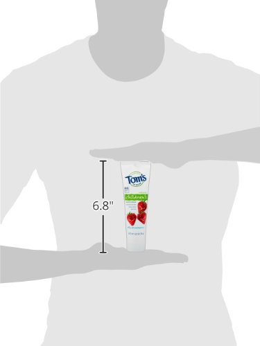 Tom's of Maine Natural Children's Anticavity Fluoride Toothpaste, Silly Strawberry, 4.2 Ounce