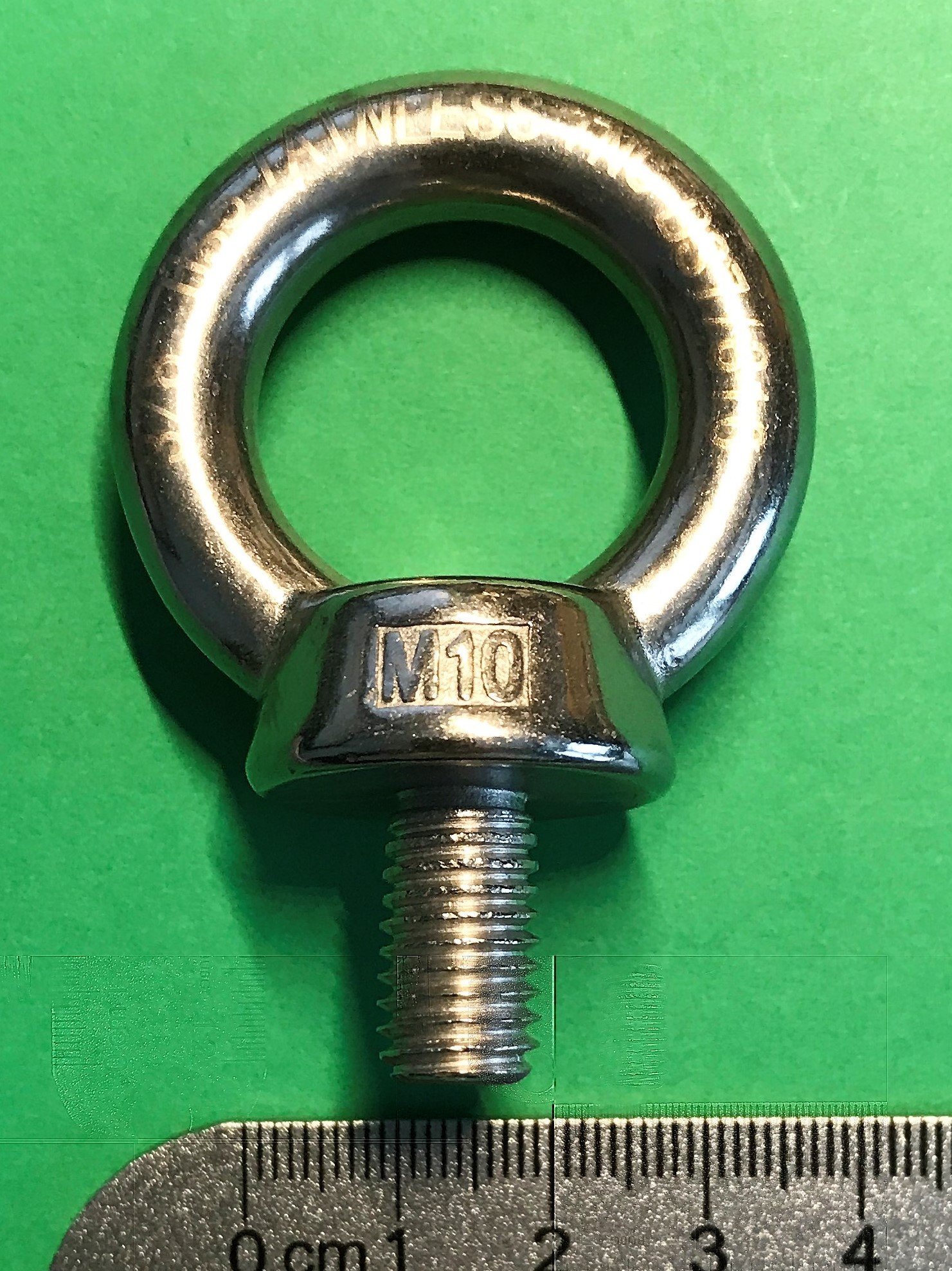 US STAINLESS Stainless Steel 316 Lifting Eye Bolt 10mm M10 Marine Grade Heavy Duty