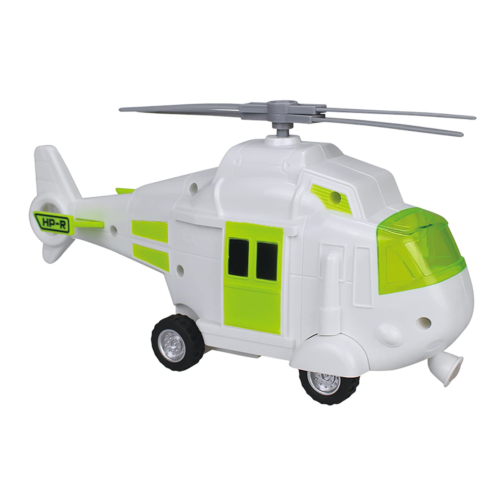 OMGTOY Military Helicopter, Airforce Airplane Toy with Hanging Basket Lights and Sounds for Kids(White)