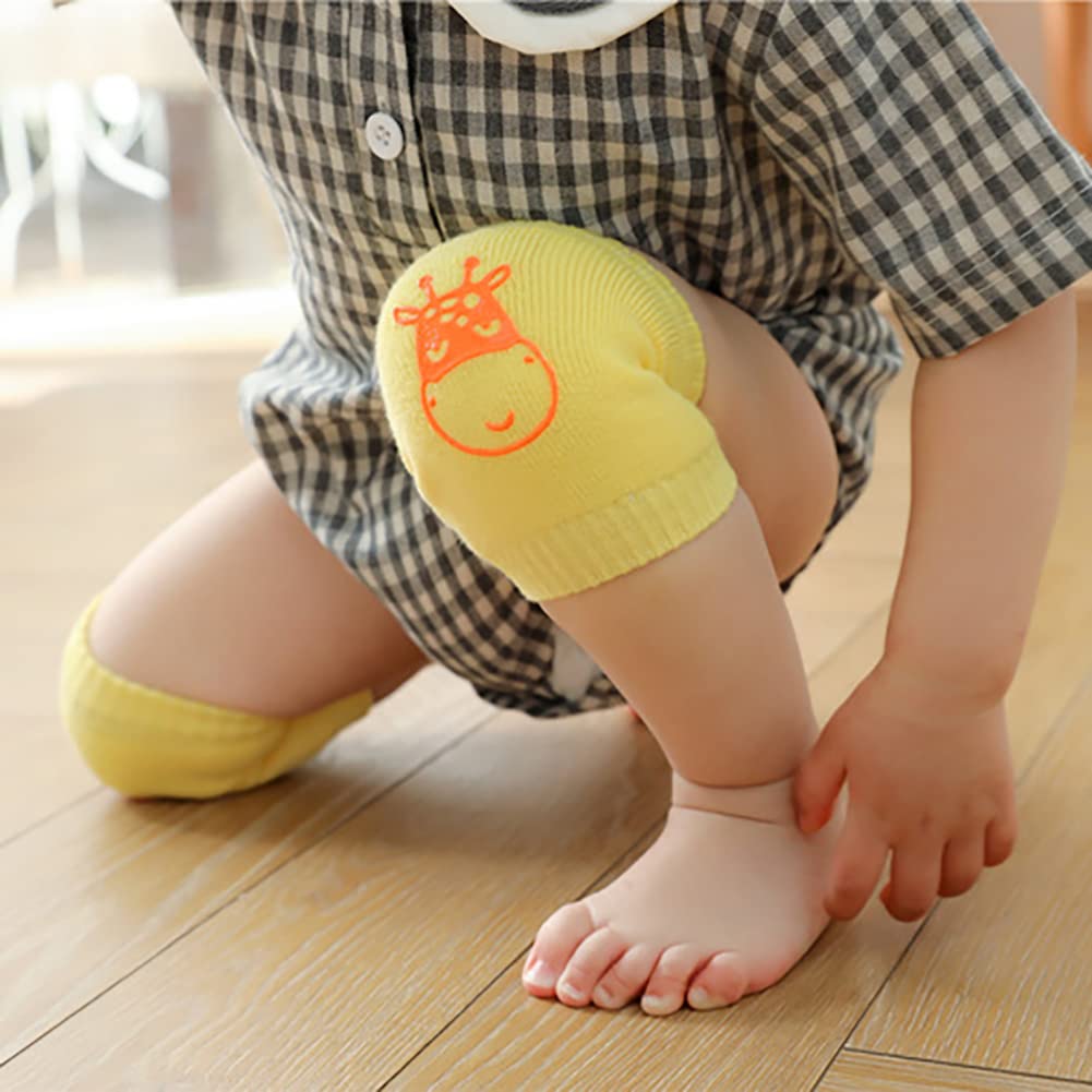 Hidetex Baby Leg Sleeve for Crawling β Infant Kneepads, Adjustable Elastic Leg Warmers, Anti-Slip Leg Protector for Unisex Toddlers(6 Pairs)