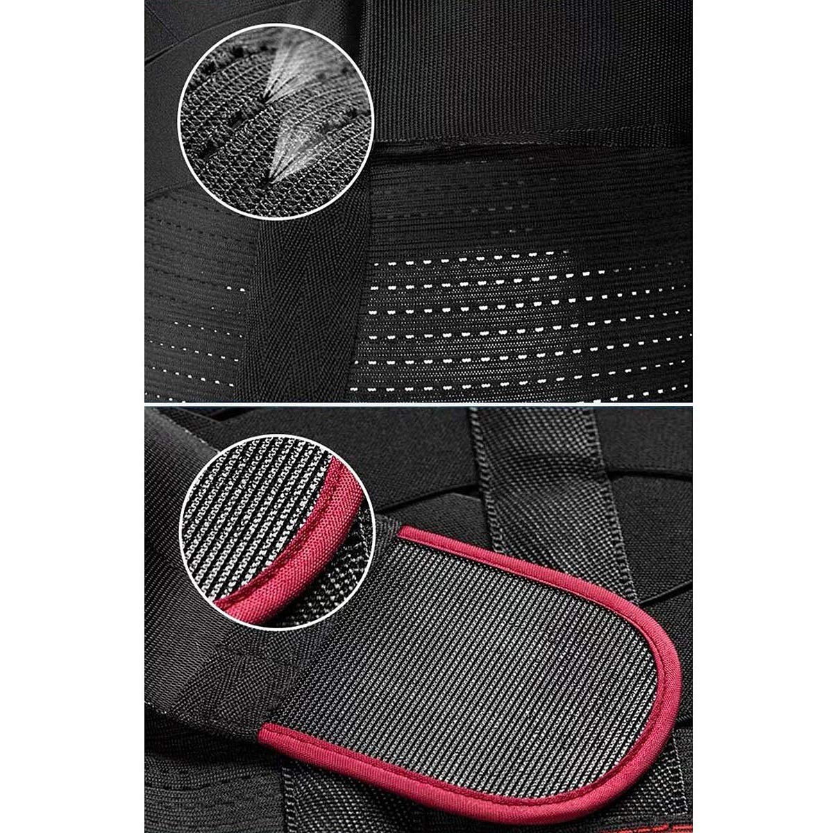 TANGIST Lumbar Brace Lower Back Support, Self-heating Magnet Therapy For Men Women Relief Pain & Prevent Injury,Breathable (Size : L)