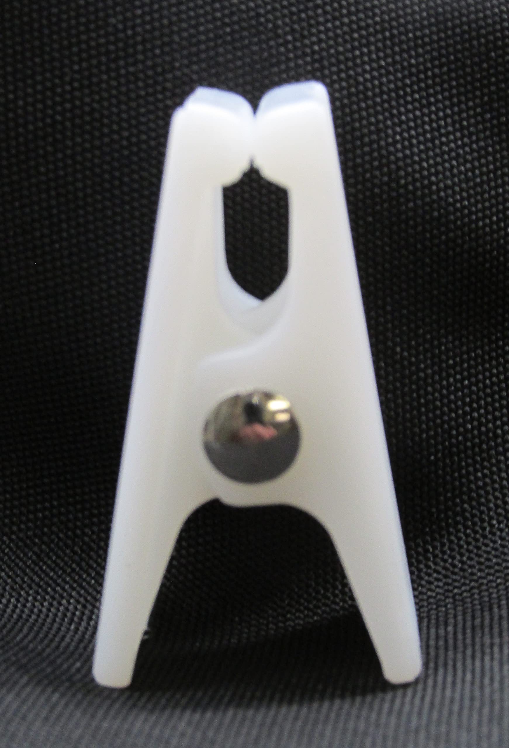 NAHANCO Fitting Clips 12 Plastic Fitting Clips for Alterations, White (Pack of 12)