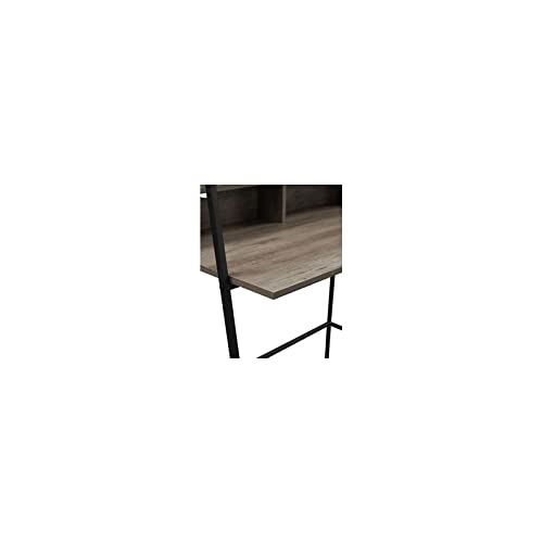 Walker Edison Freya Urban Industrial Ladder Desk with Metal Magnet Board, 36 Inch, Grey Wash