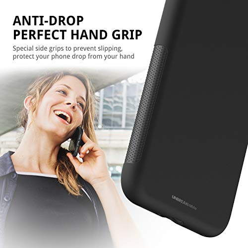 UNBREAKcable Case for iPhone SE 2020/SE 2022 / iPhone 8 /iPhone 7, Shock-Absorption, Anti-Scratch, Soft Frosted TPU Ultra Thin Cover Protective Case for iPhone 8/7/ SE 2/SE3 4.7 Inch - Matte Black