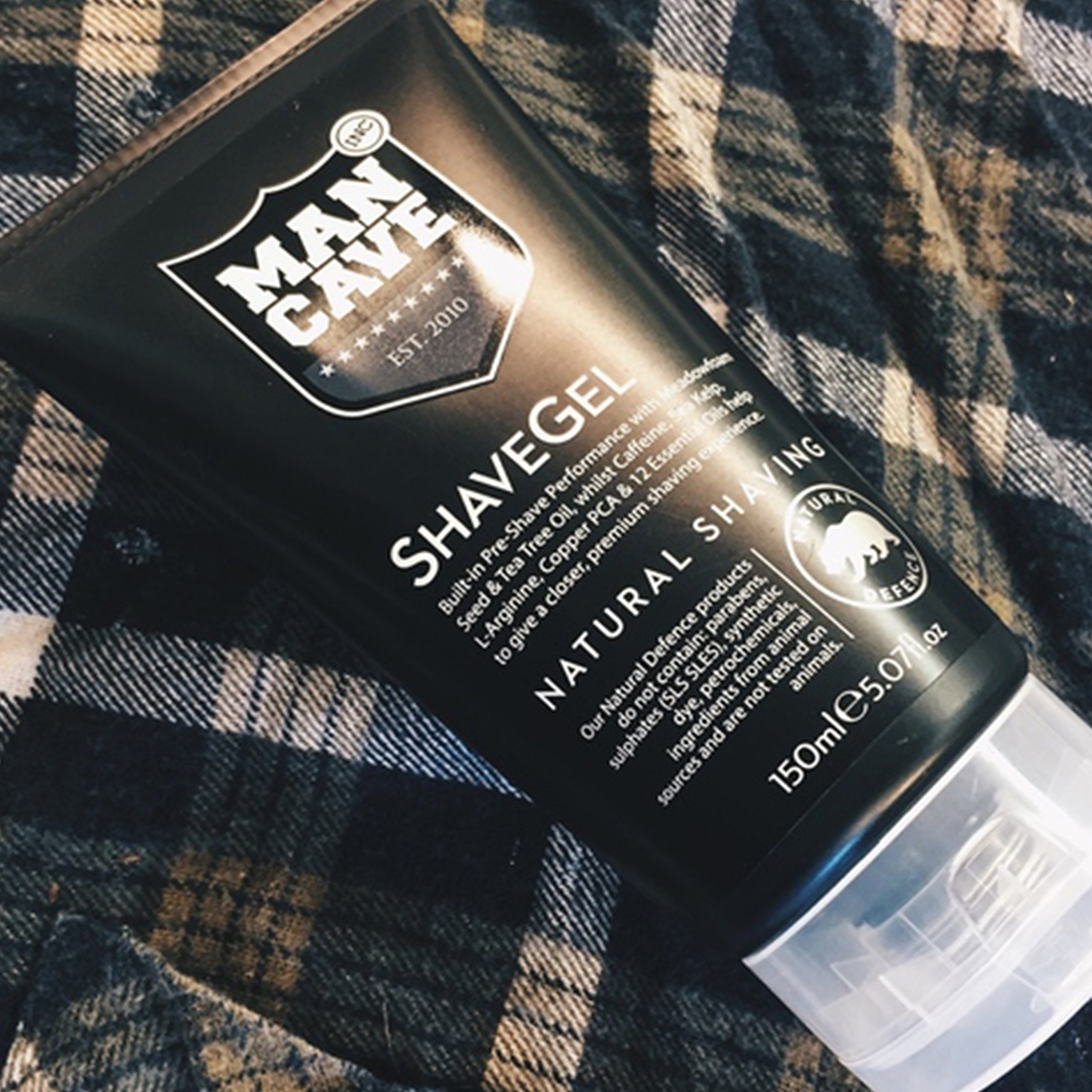 ManCave Caffeine Shave Gel, 5.07 oz